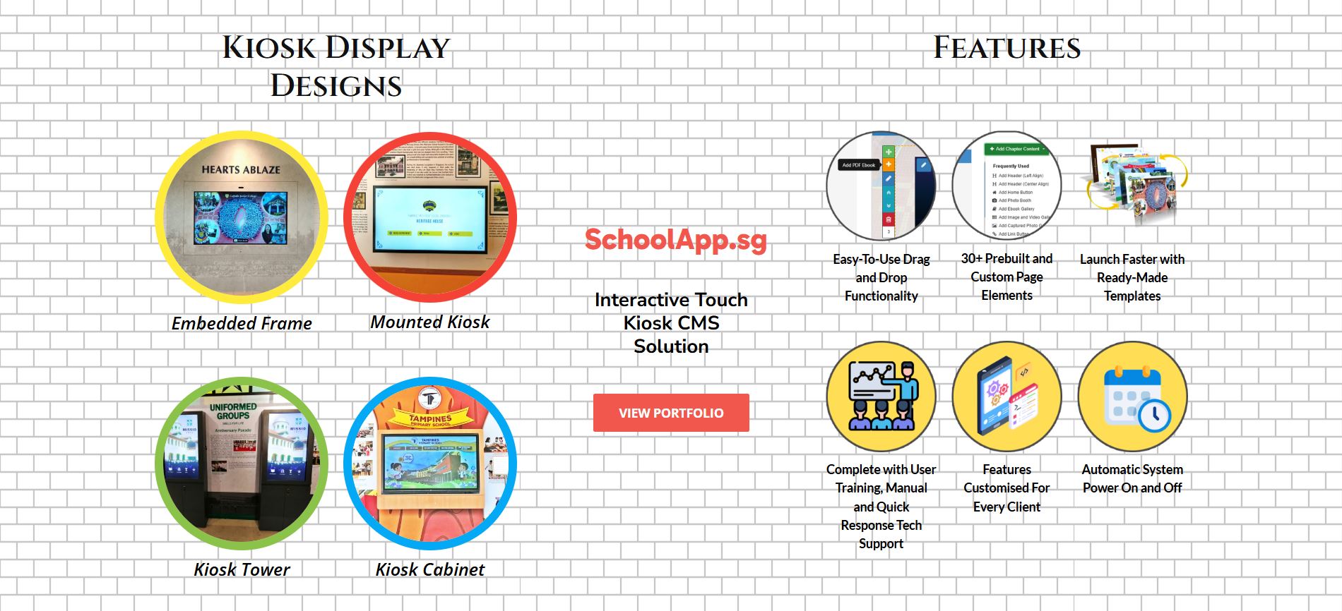 Kiosk Content Management System For School
